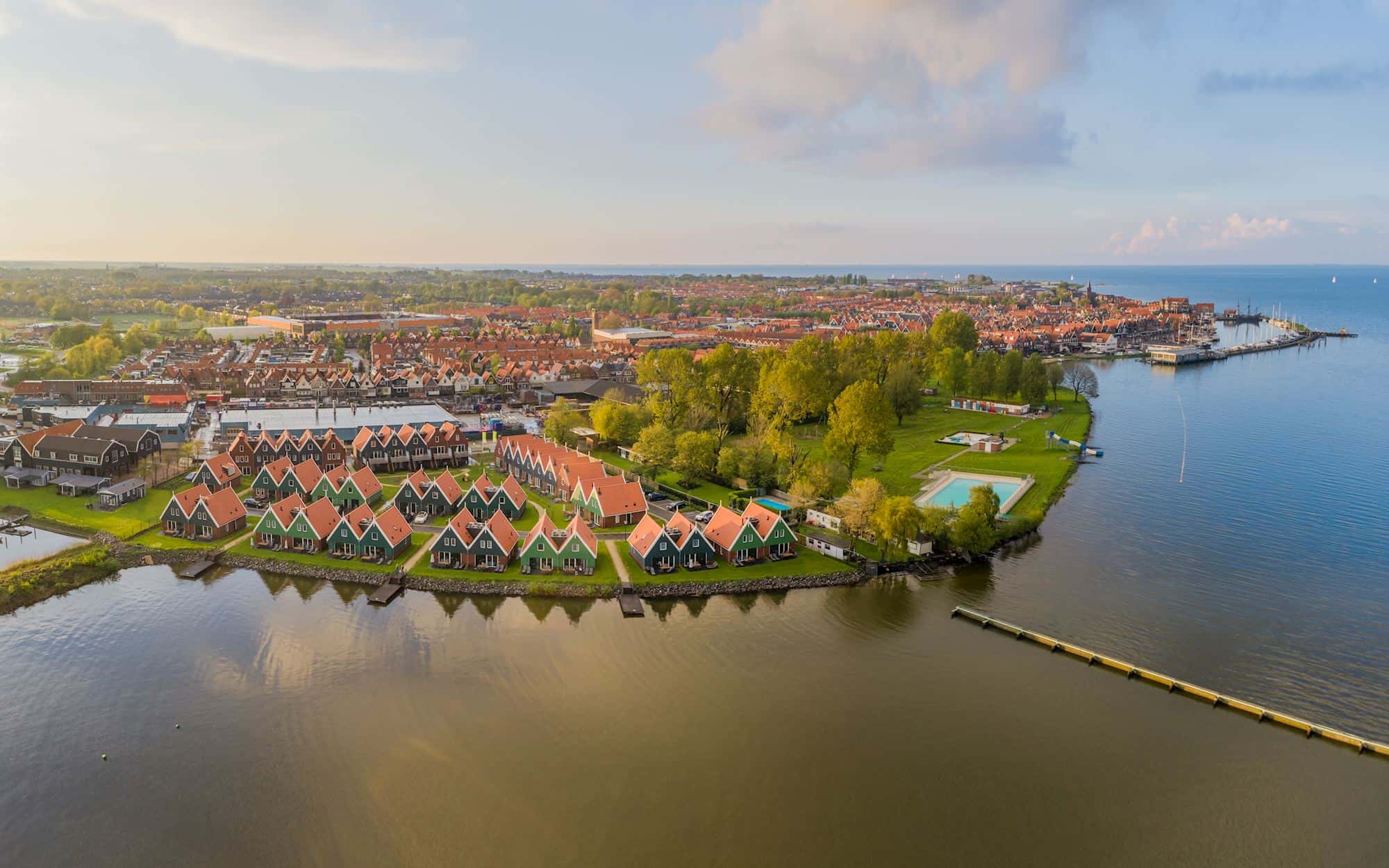 Landal Volendam in Noord-Holland, Nederland